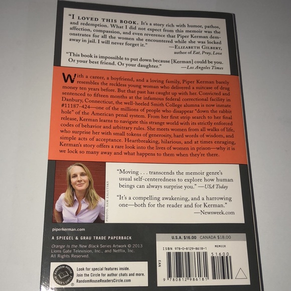 Accents | Rare Version Orange Is The New Black Book | Poshmark